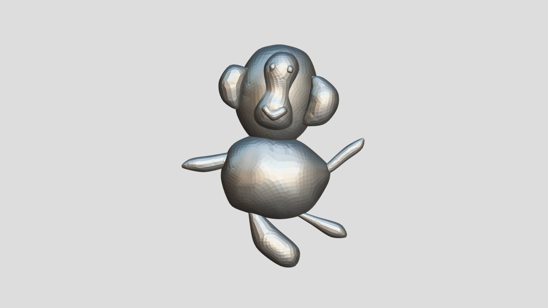 cute monkey - 3D model by Rei (@nguyenxuanhadlk30) [8ab5db9] - Sketchfab