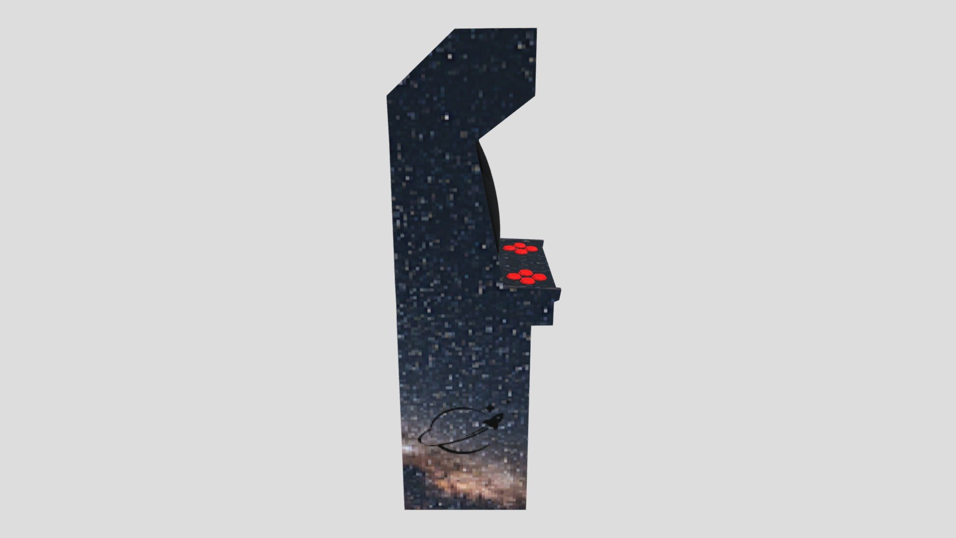 Low Poly Space Arcade Machine - Download Free 3D model by Haydn_Brown ...