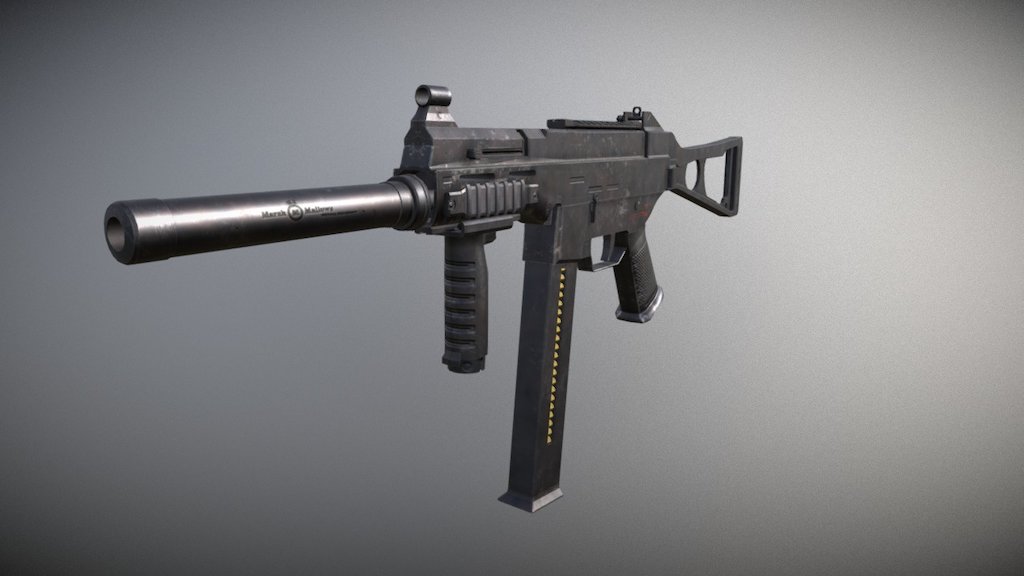 UMP 45 Tactical - 3D model by MarshmallowLIKE [8ab7316] - Sketchfab