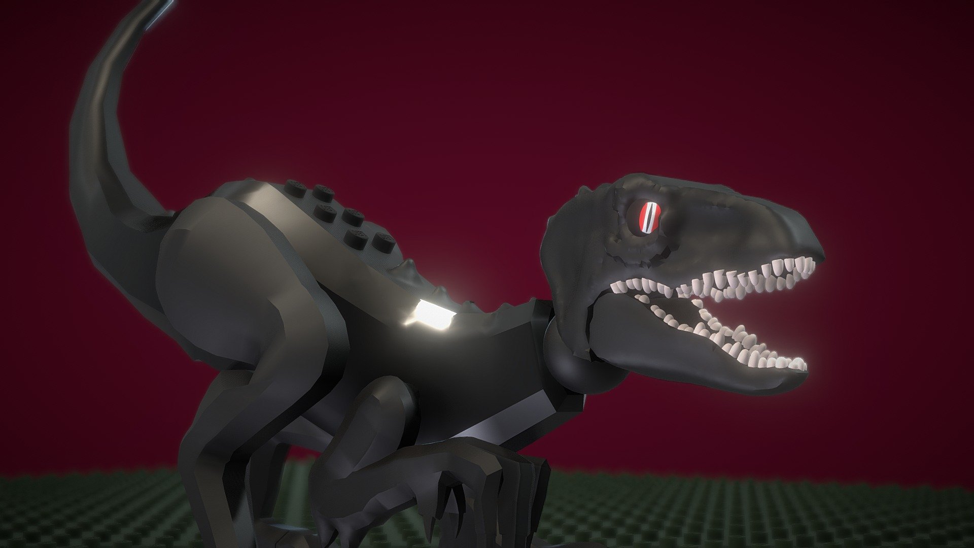 (RIGGED) INDORAPTOR (LEGO) - Download Free 3D model by shamus ...