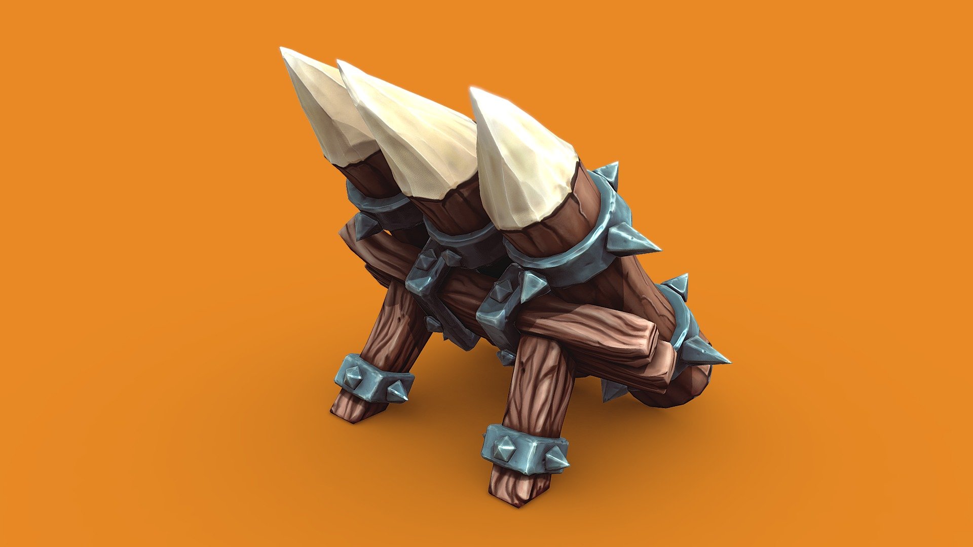 Handpainted stakes - 3D model by seenoise [8abb454] - Sketchfab
