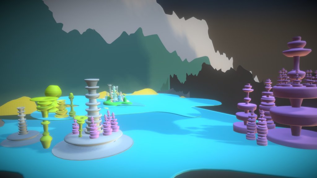 Gravity Sketch test for HTC Vive: Future City - 3D model by Rein ...