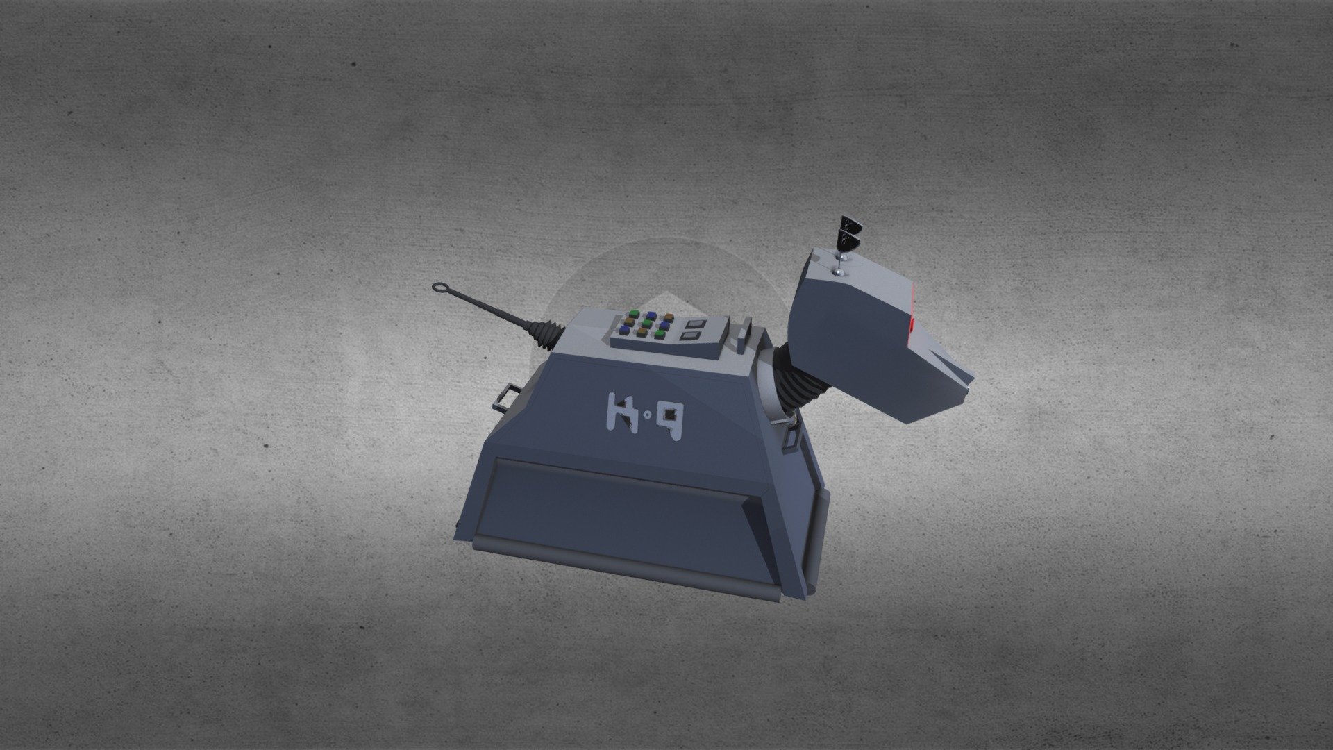 K9, doctor who - 3D model by genosaurer131 [8abbf2b] - Sketchfab