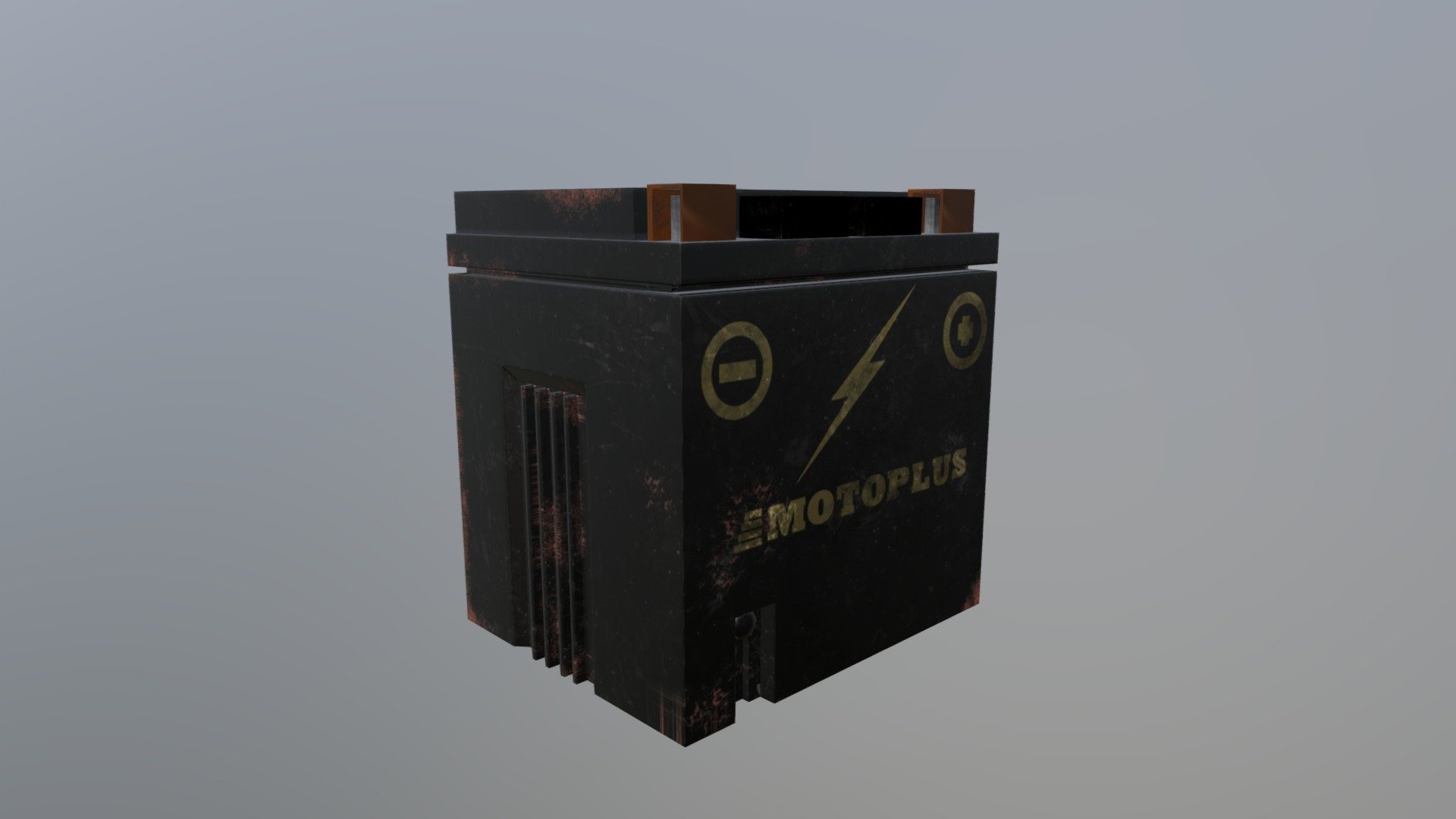 Rusty Motor Battery - 3D model by rhenziemon (@laride18) [8abd4ef ...