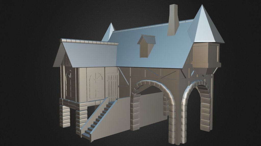 Ancient House - 3D model by Adhoo [8abfde9] - Sketchfab