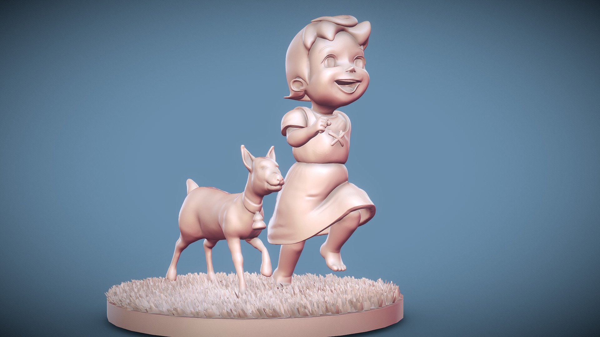 Heidi the Girl of the Alps Printable - Buy Royalty Free 3D model by ...