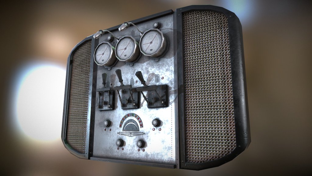 Large Wall Mounted Terminal (Metal Version) - 3D model by Mad_Lobster ...