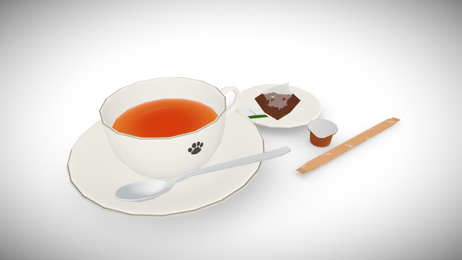 Tea time - 3D model by koma (@komanotes) [8ac1c9f] - Sketchfab