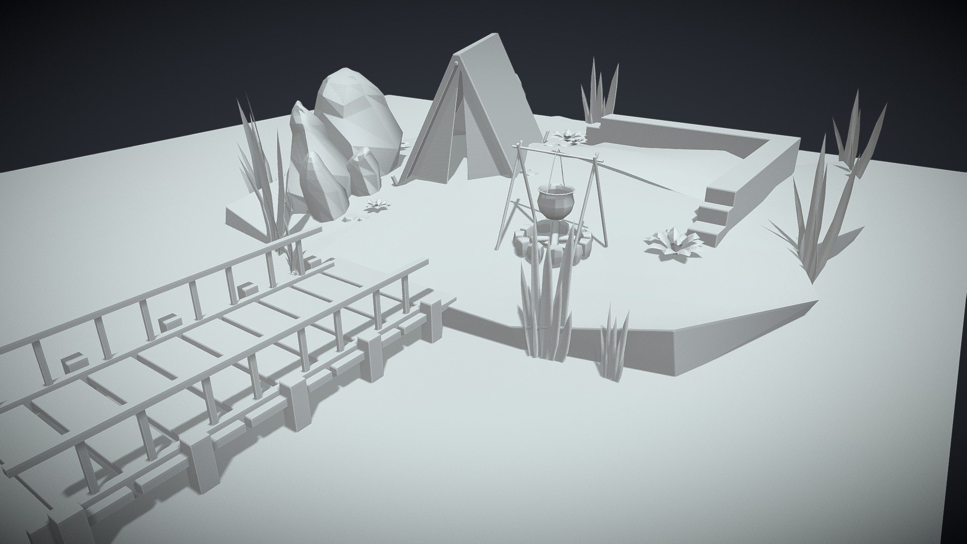 tent - 3D model by SeikaChan [8ac1fed] - Sketchfab