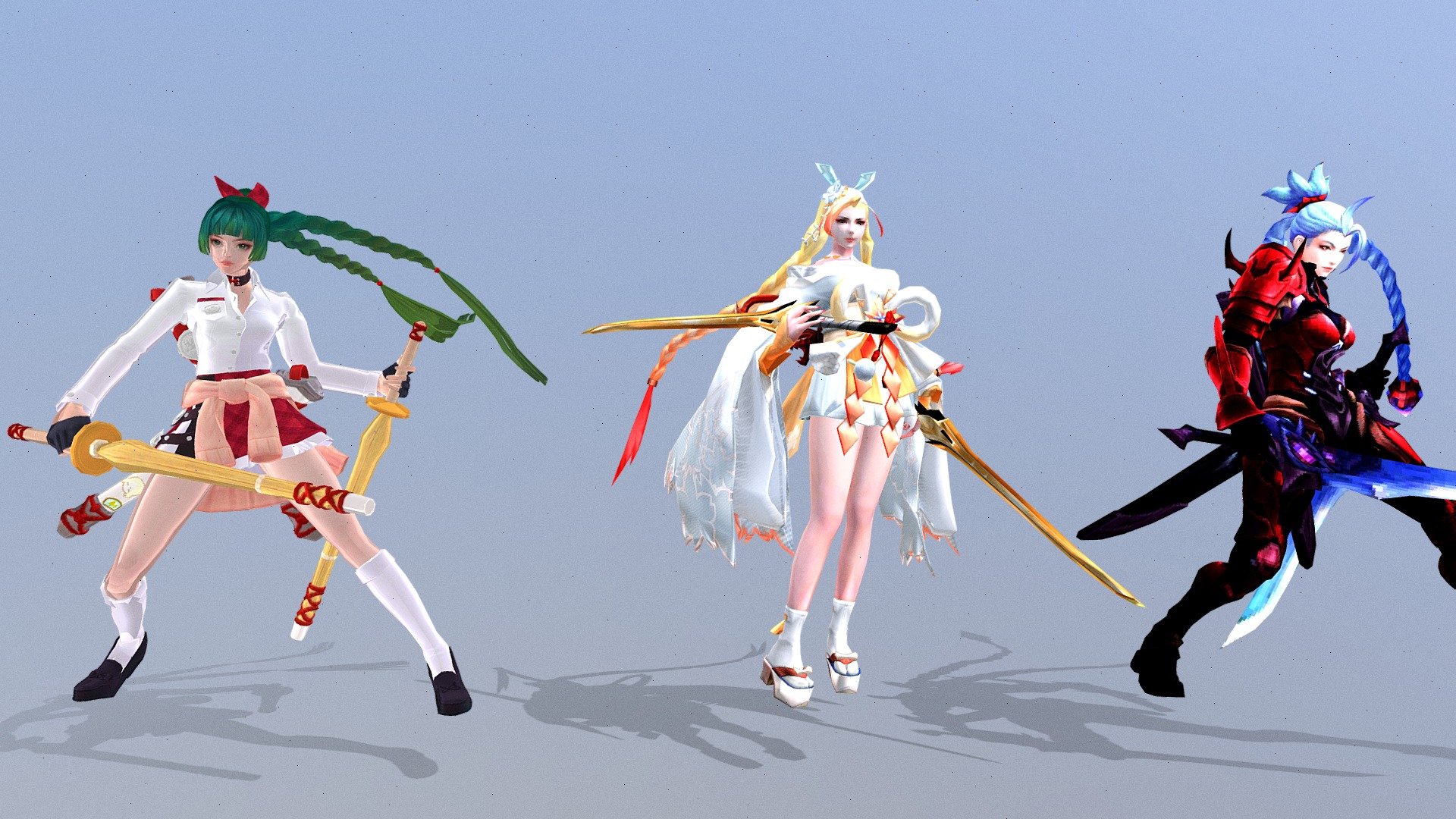 A.O.V MMO RPG Female Character fbx - 3D model by Masashi Kishimoto .inc (@MephenaiJPhaton ...