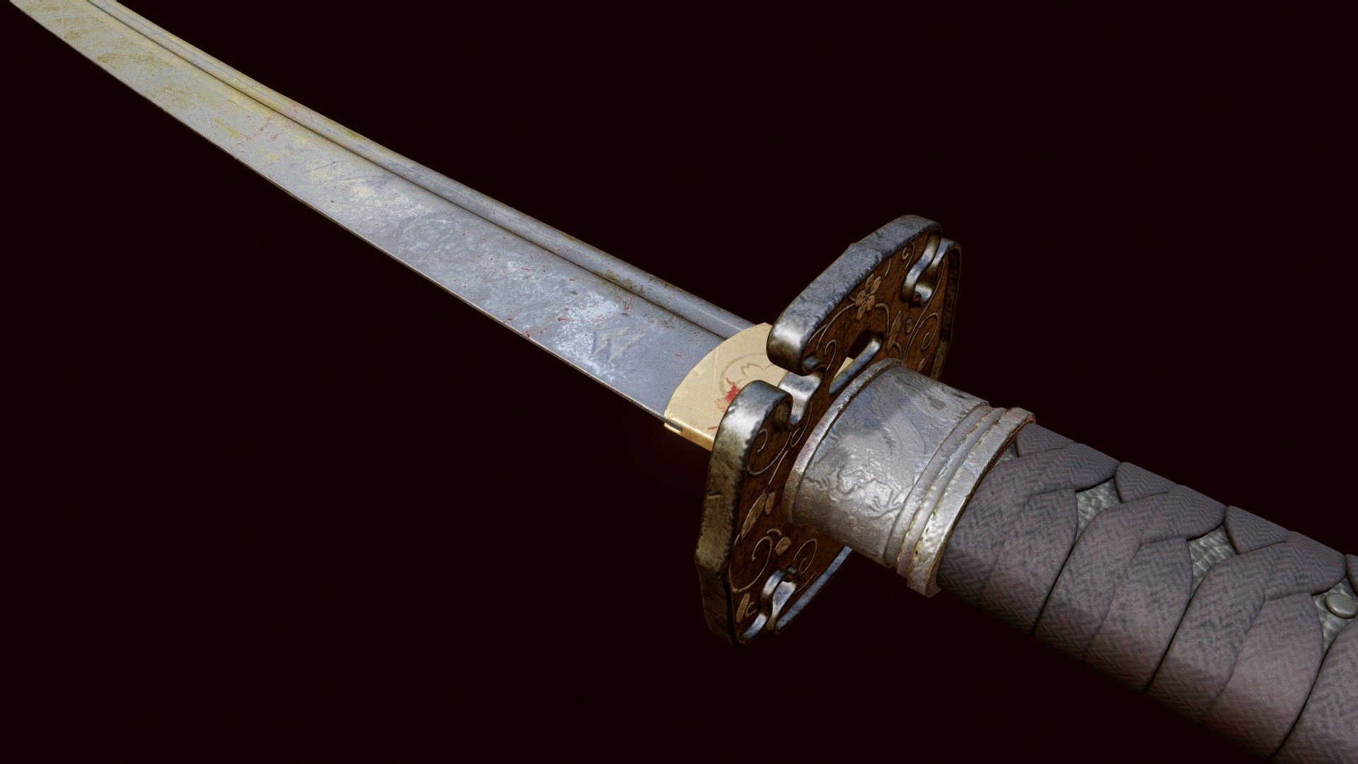 Old Katana WIP - 3D model by ashwtflink [8ac3f78] - Sketchfab