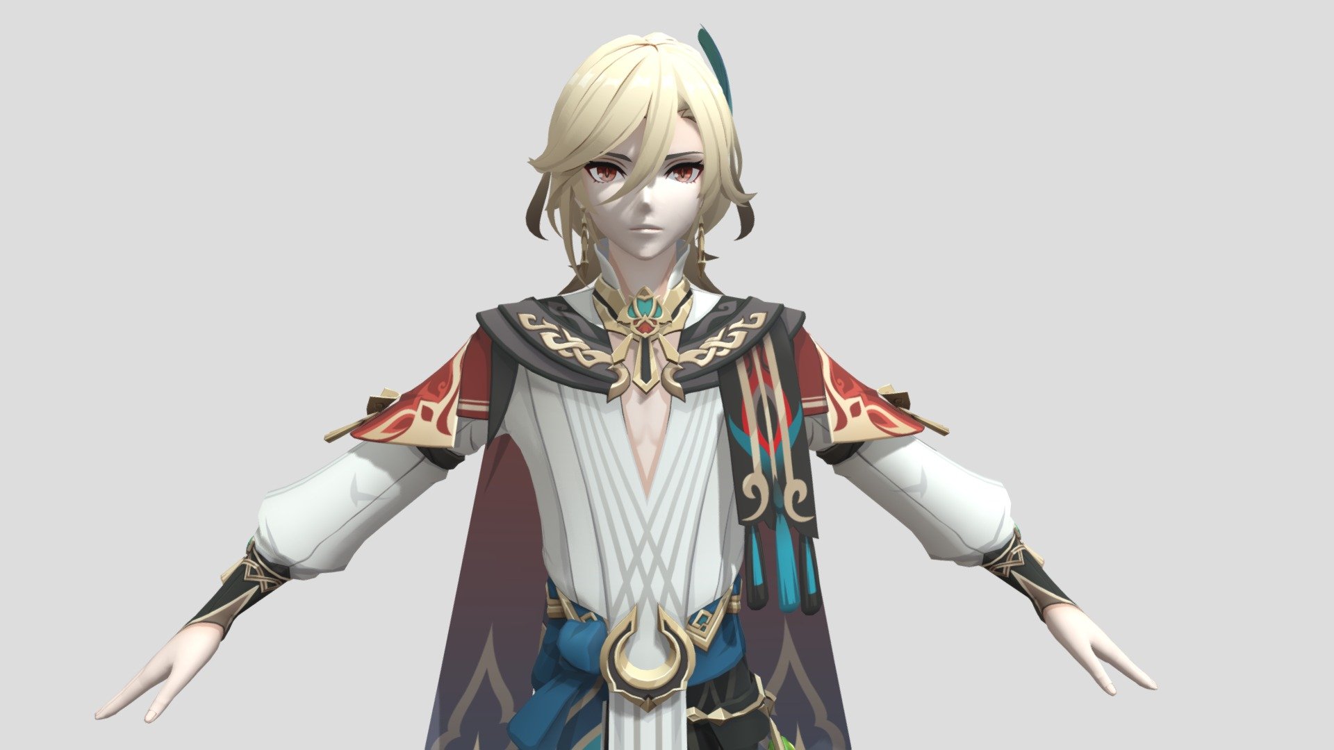KAVEH [GENSHIN IMPACT] - 3D model by WENHUAISHI (@0173575) [8ac43d2 ...
