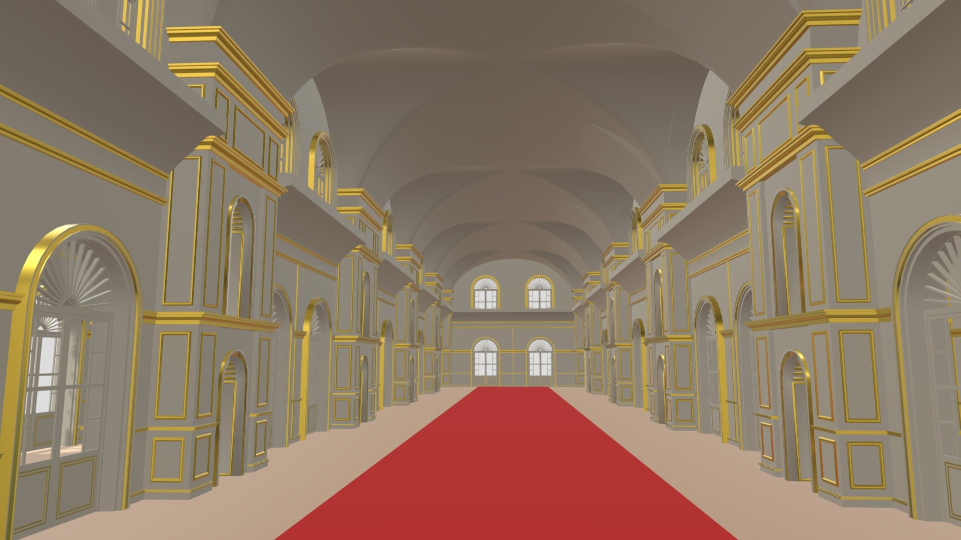 Corridor Castle - Download Free 3D model by guenhag [8ac4910] - Sketchfab
