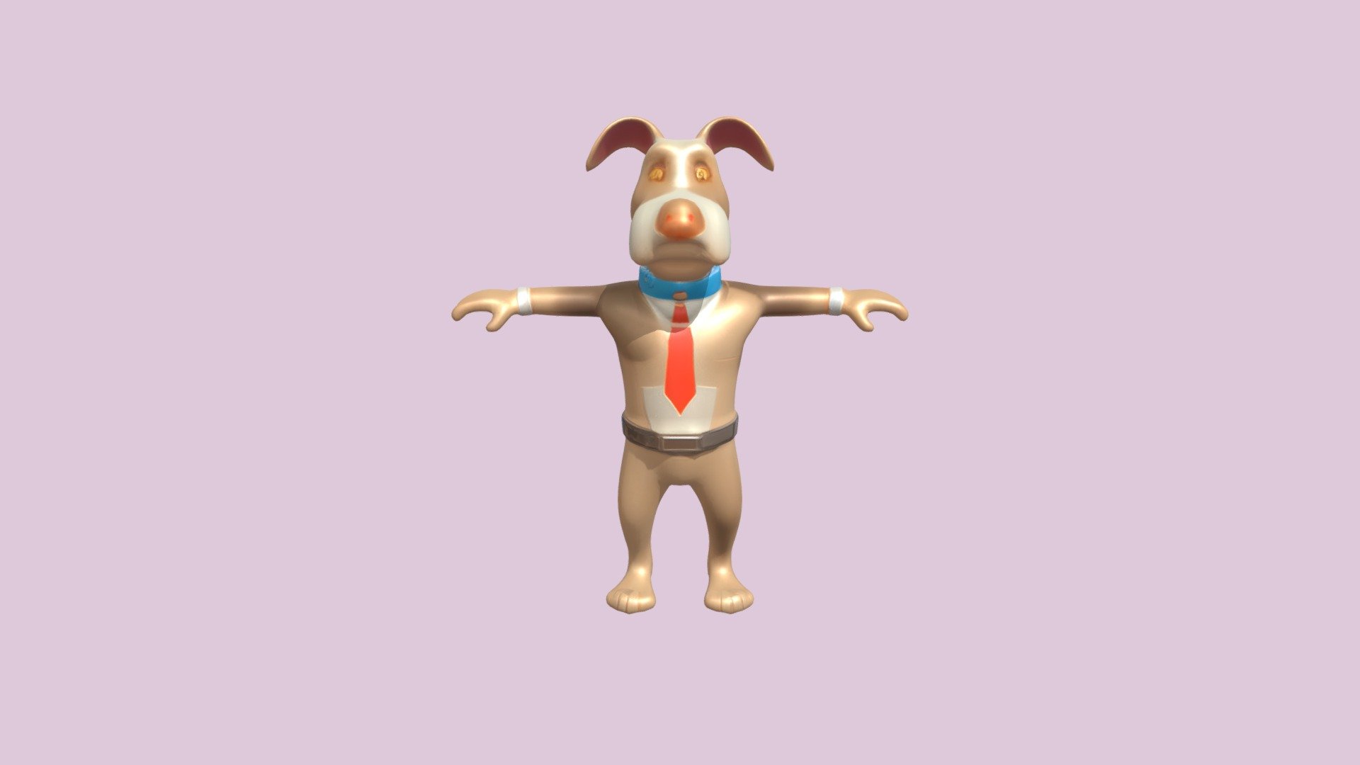 Dog humanoid character - Download Free 3D model by Márcio Costa ...