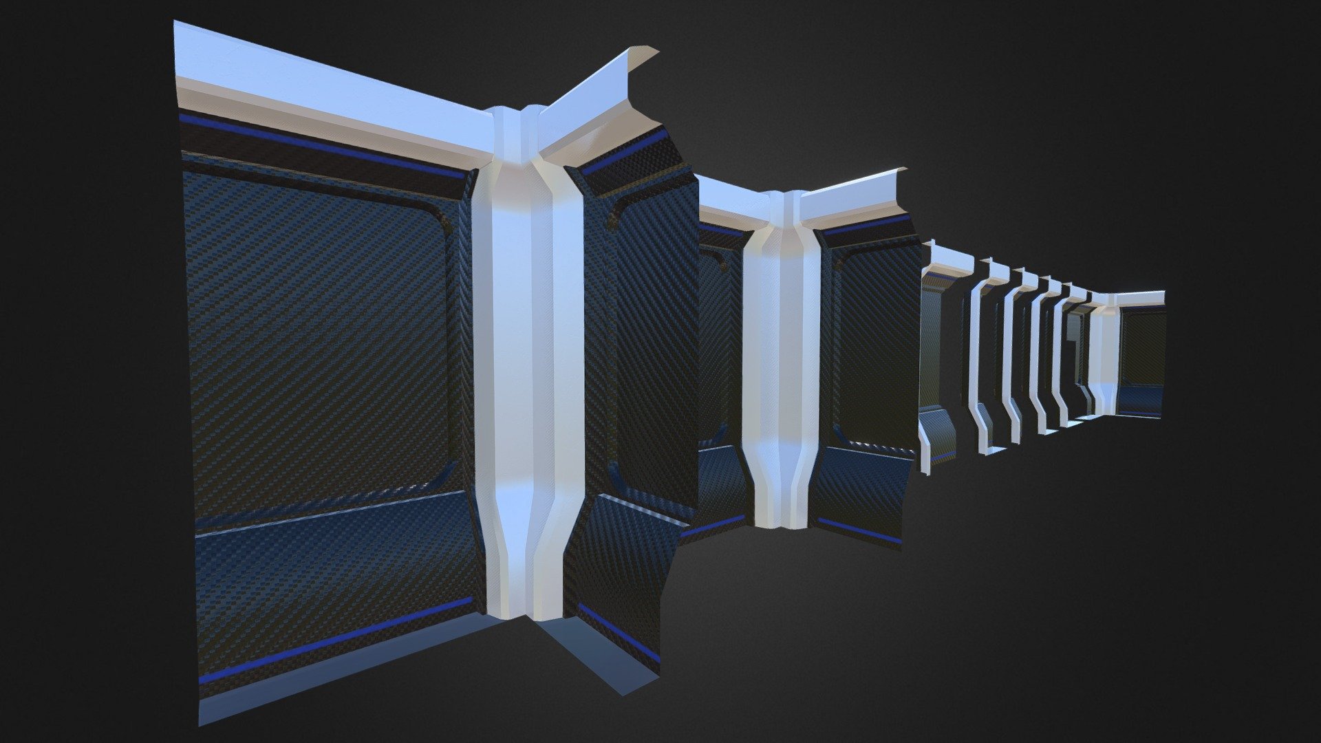 Science fiction walls - 3D model by CasperdeGroot [8ac5df0] - Sketchfab