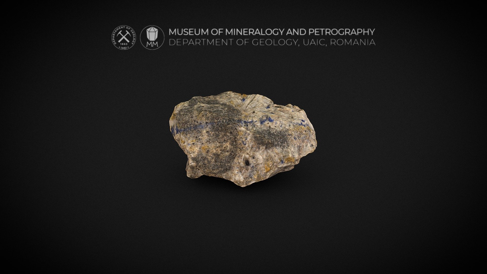 Foid-syenite from Ditrău, Romania (igneous rock) - 3D model by Museum ...