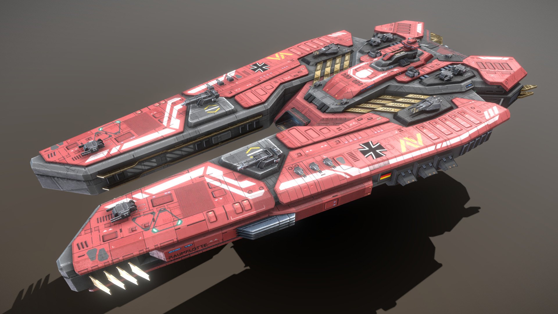 GSN Lützow Class Battlecruiser - Buy Royalty Free 3D model by MSGDI ...