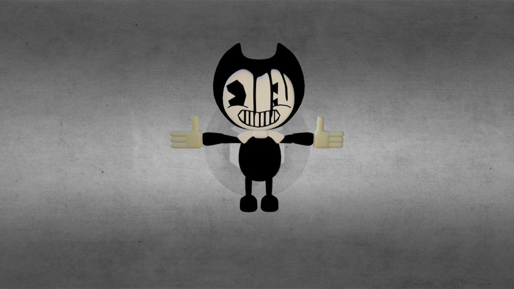 Bendy and the ink machine - 3D model by pixelbuild365 (@pixelbui ...
