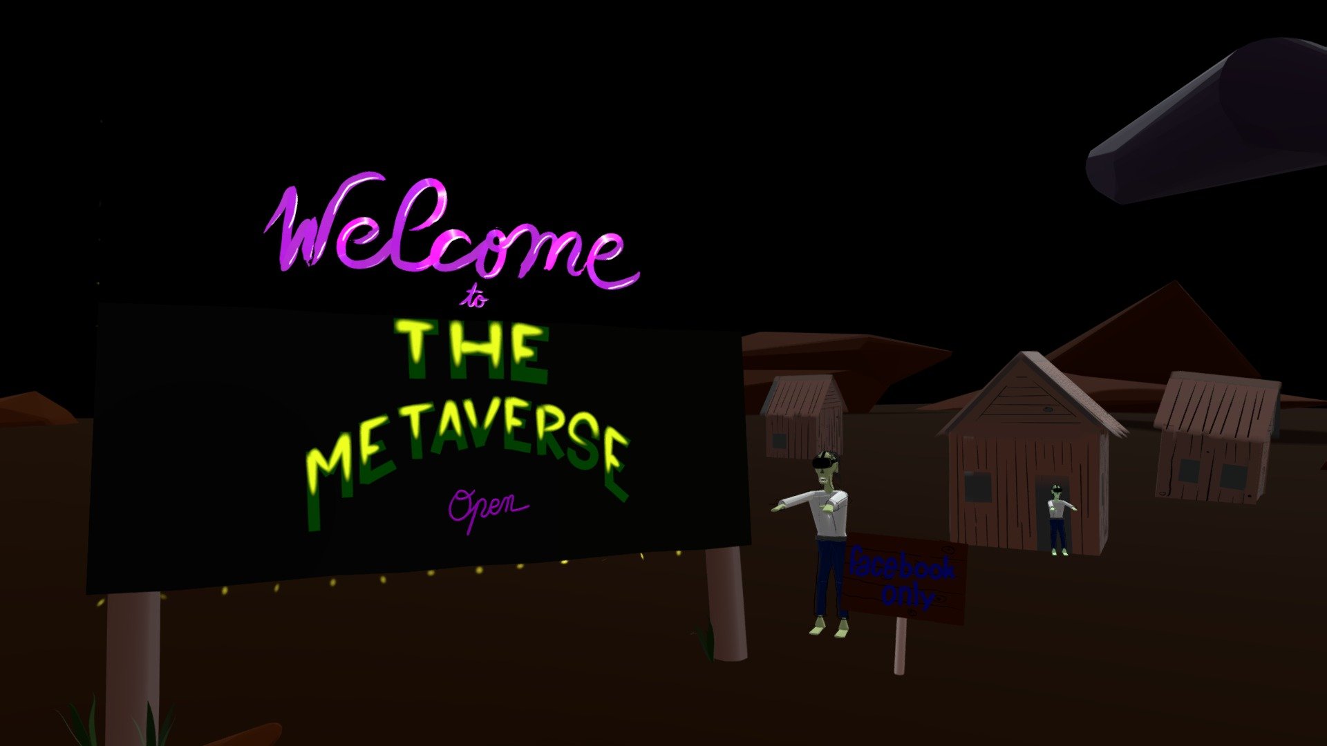 Welcome to THE METAVERSE - Download Free 3D model by kaimys [8acd58f ...