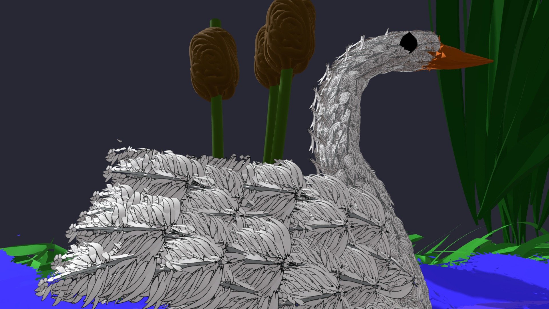 Swan made in vr - Download Free 3D model by makeshiftmemer [8acd7ec ...
