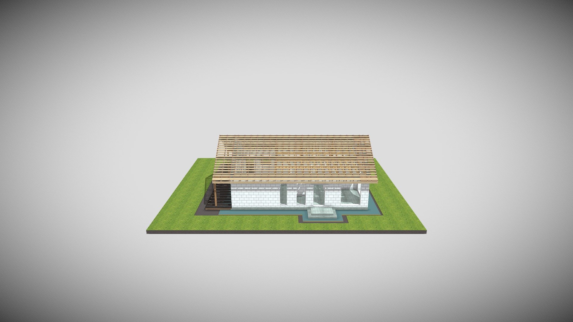 Проект 1 - 3D model by denis_architect [8ad1b37] - Sketchfab
