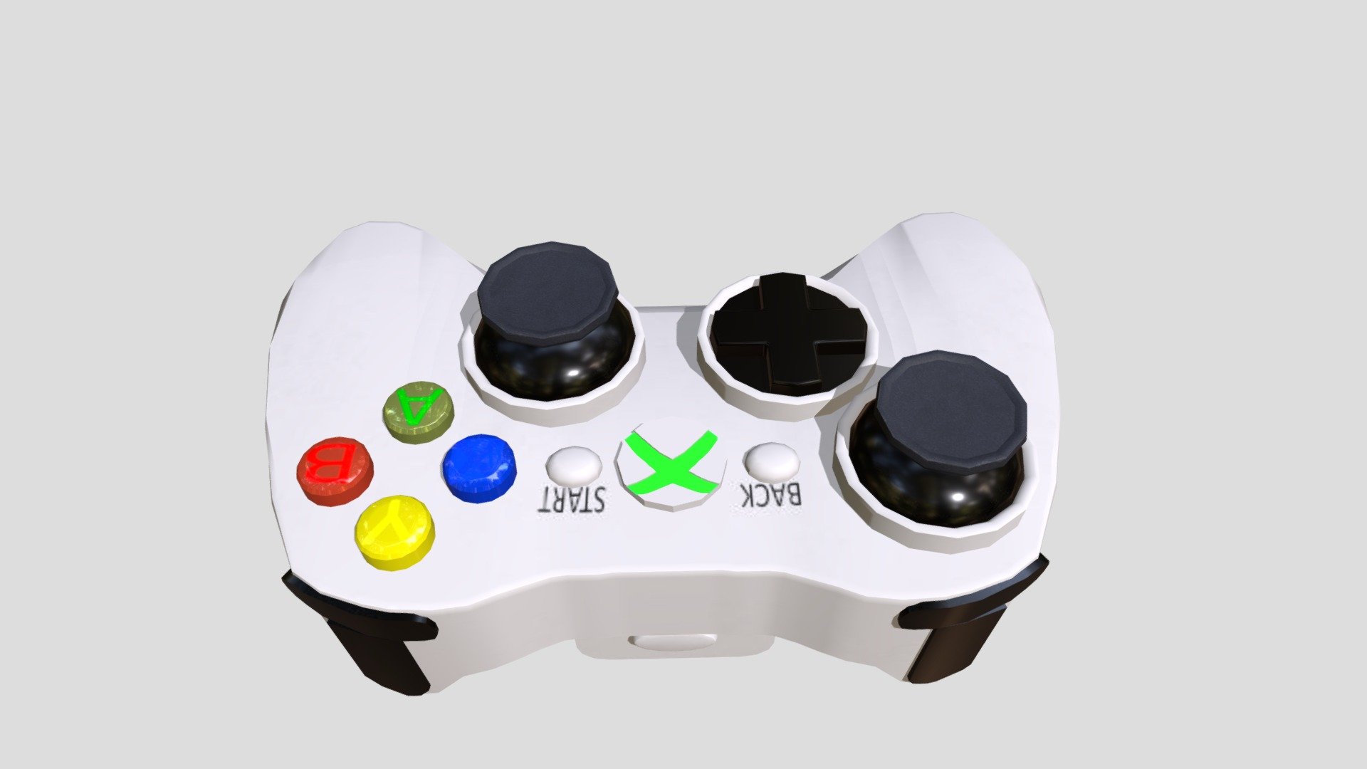 XBox 360 Controller gameready - Download Free 3D model by Pan_Ar4ik ...