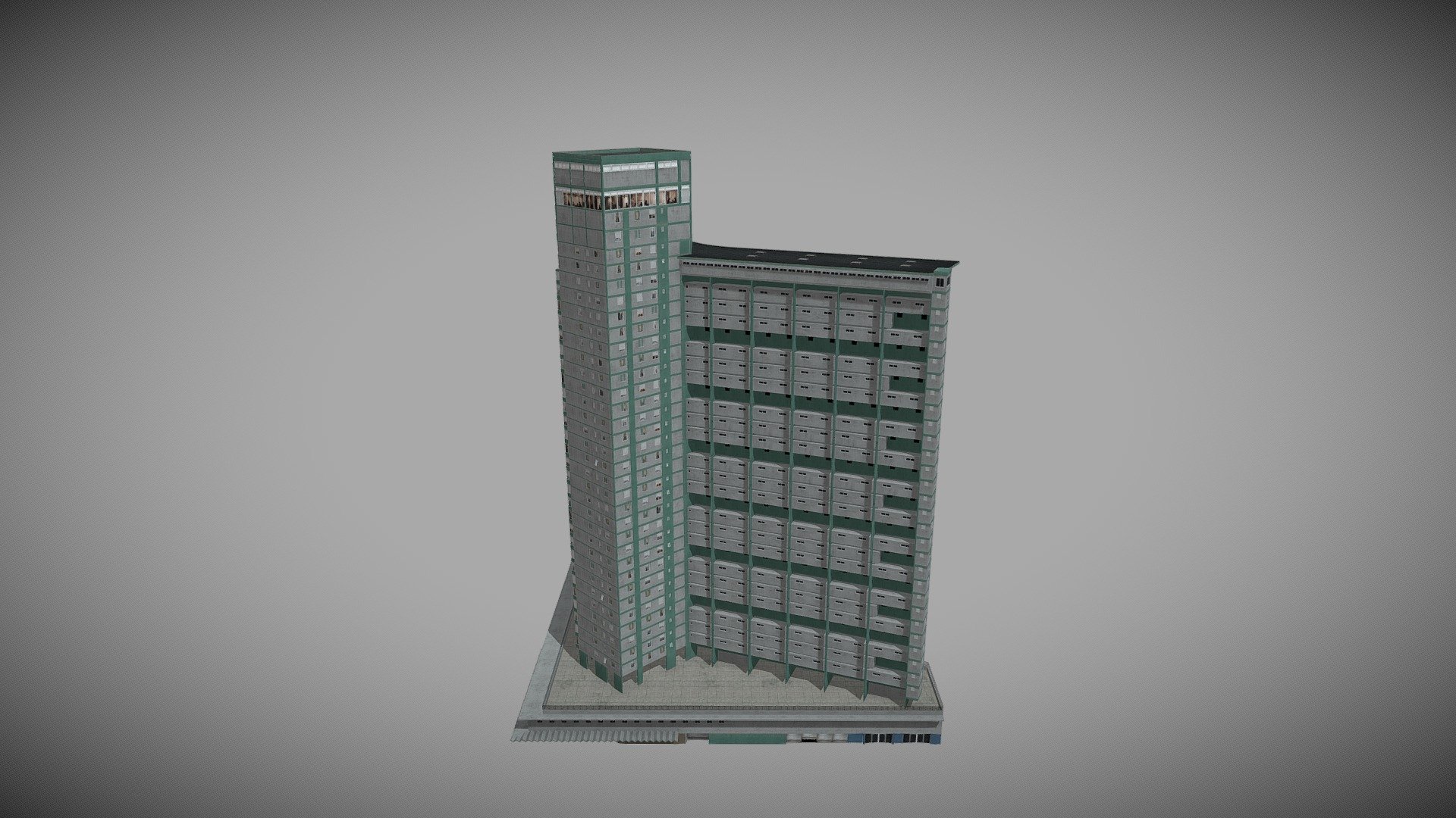 Focsa Building - 3D model by Modocero [8adc15f] - Sketchfab