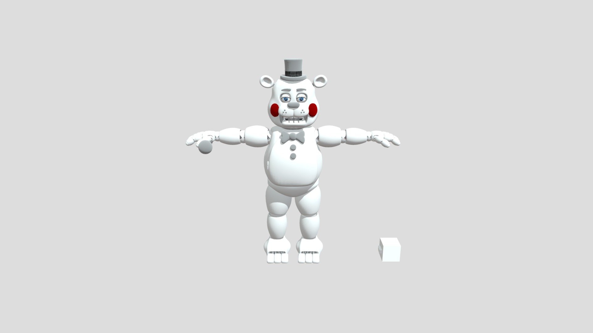 Toy Freddy_REMASTERD - 3D model by Shortchapink. 2024 (@CosmoboiY ...