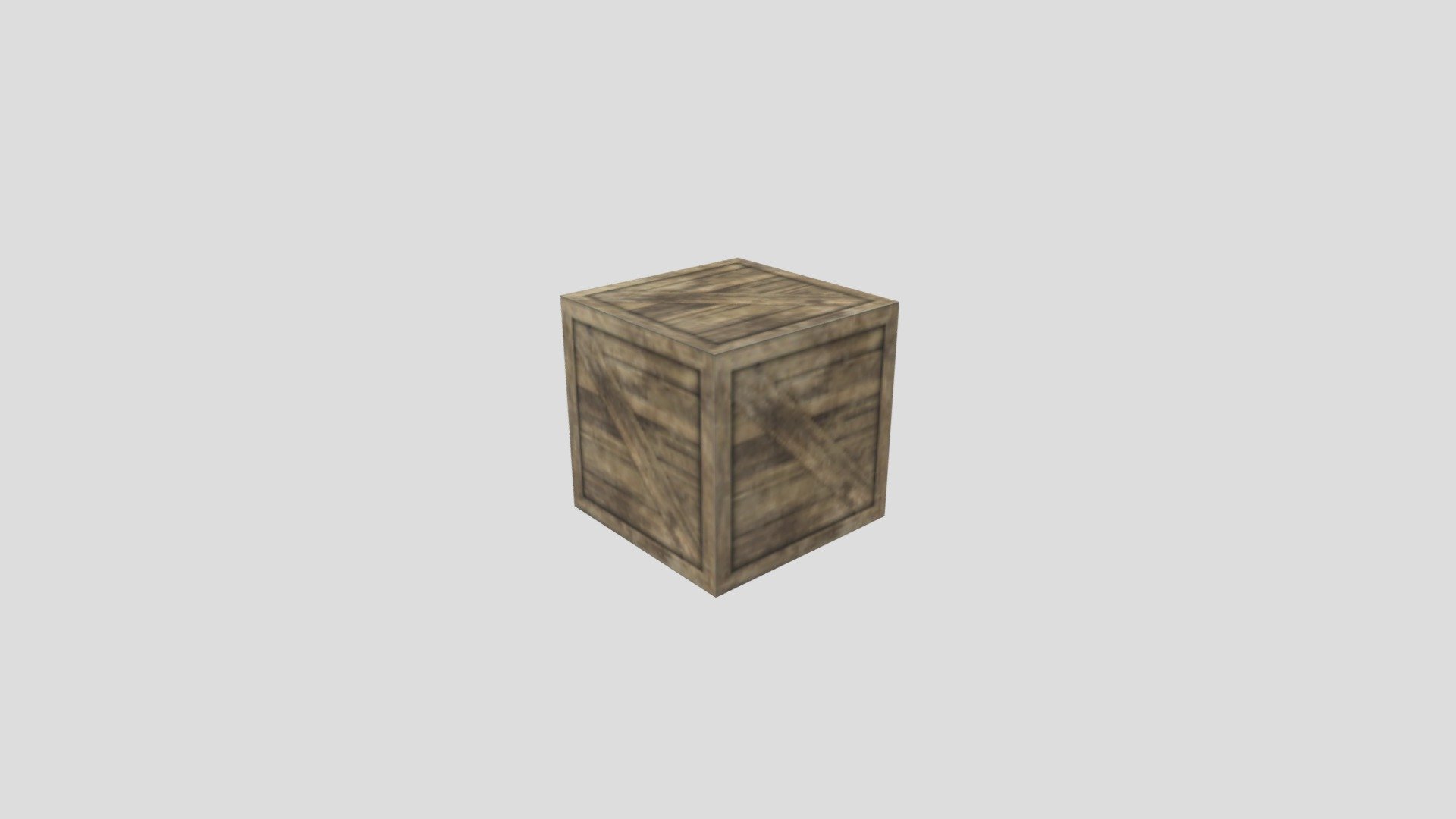 PSX Wooden Crate - Download Free 3D model by zhya (@zzzhya) [8adc562 ...