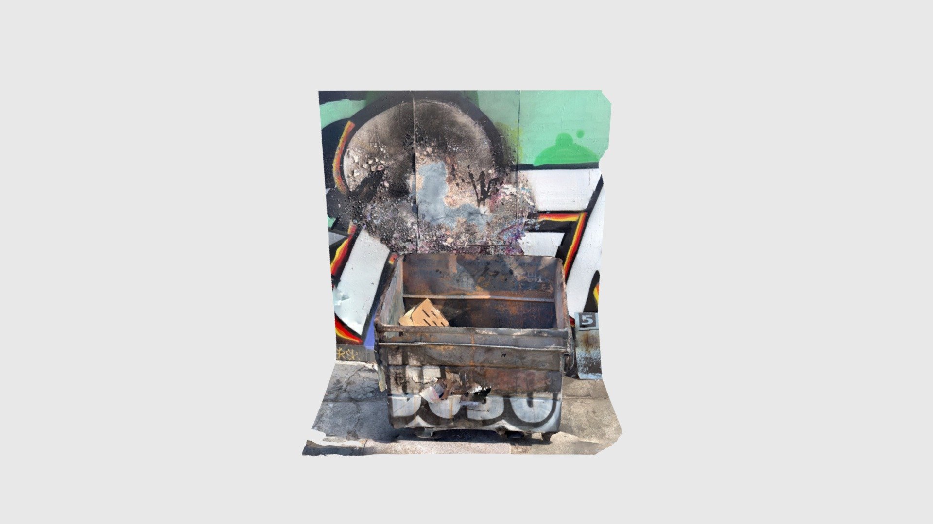 Los Angeles dumpster fire - Download Free 3D model by volumeinthevoid ...