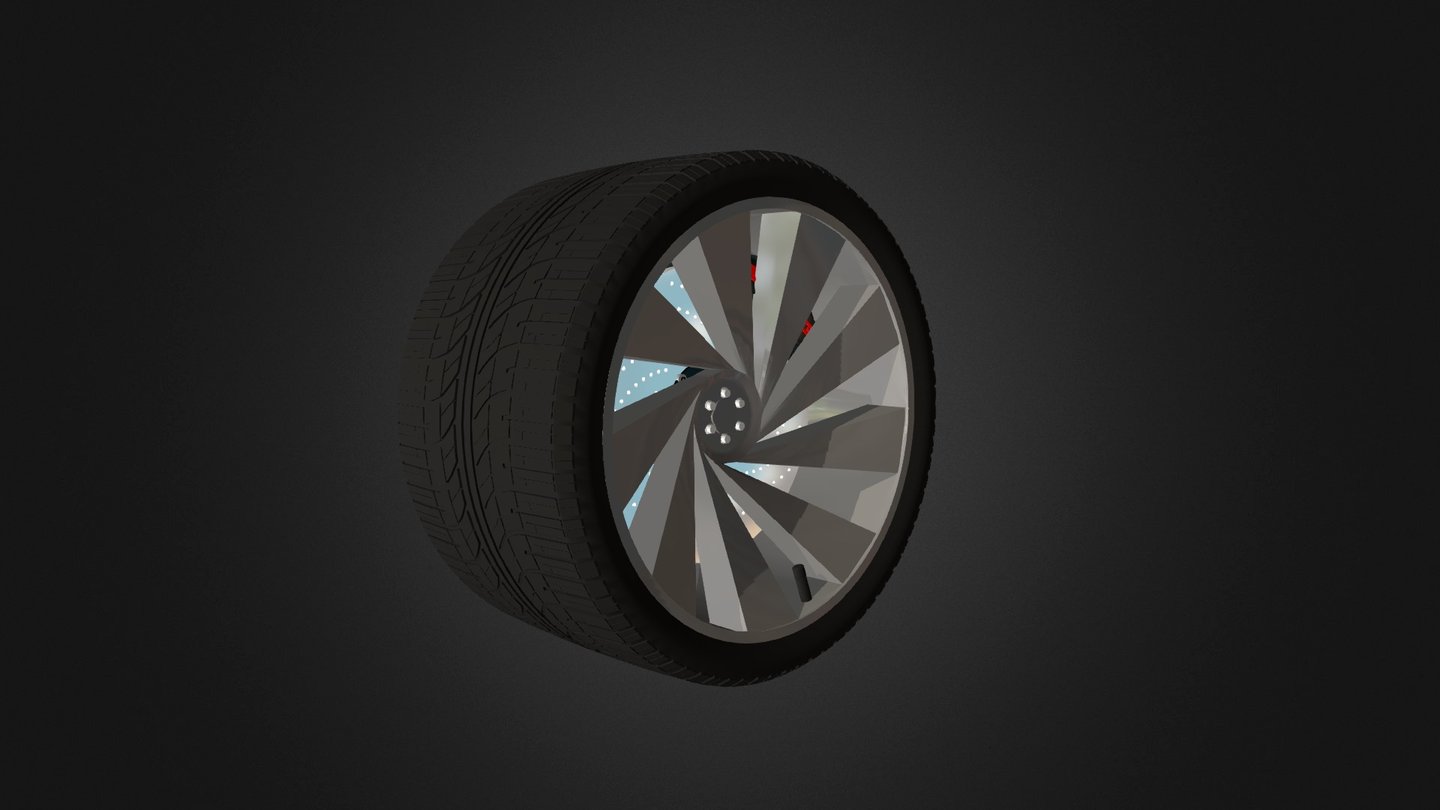 Car Wheel - 3D model by Messeastwood [8ade0c0] - Sketchfab