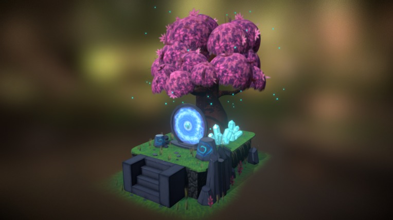 Elven Tree and Portal - 3D model by Bryan Pan (@bryan.pan) [8ae1666 ...