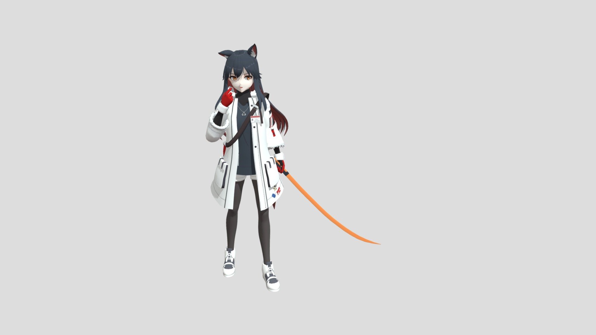 Texas -Arknights- - 3D model by Sanosuke(JP) (@sanohikaru0921) [8ae1a6b ...