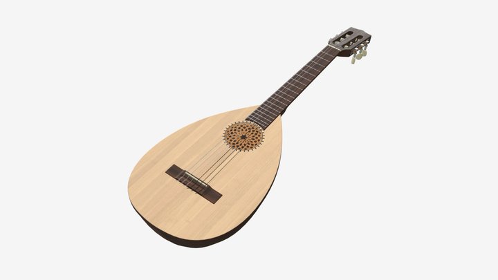 Lute 3D models - Sketchfab