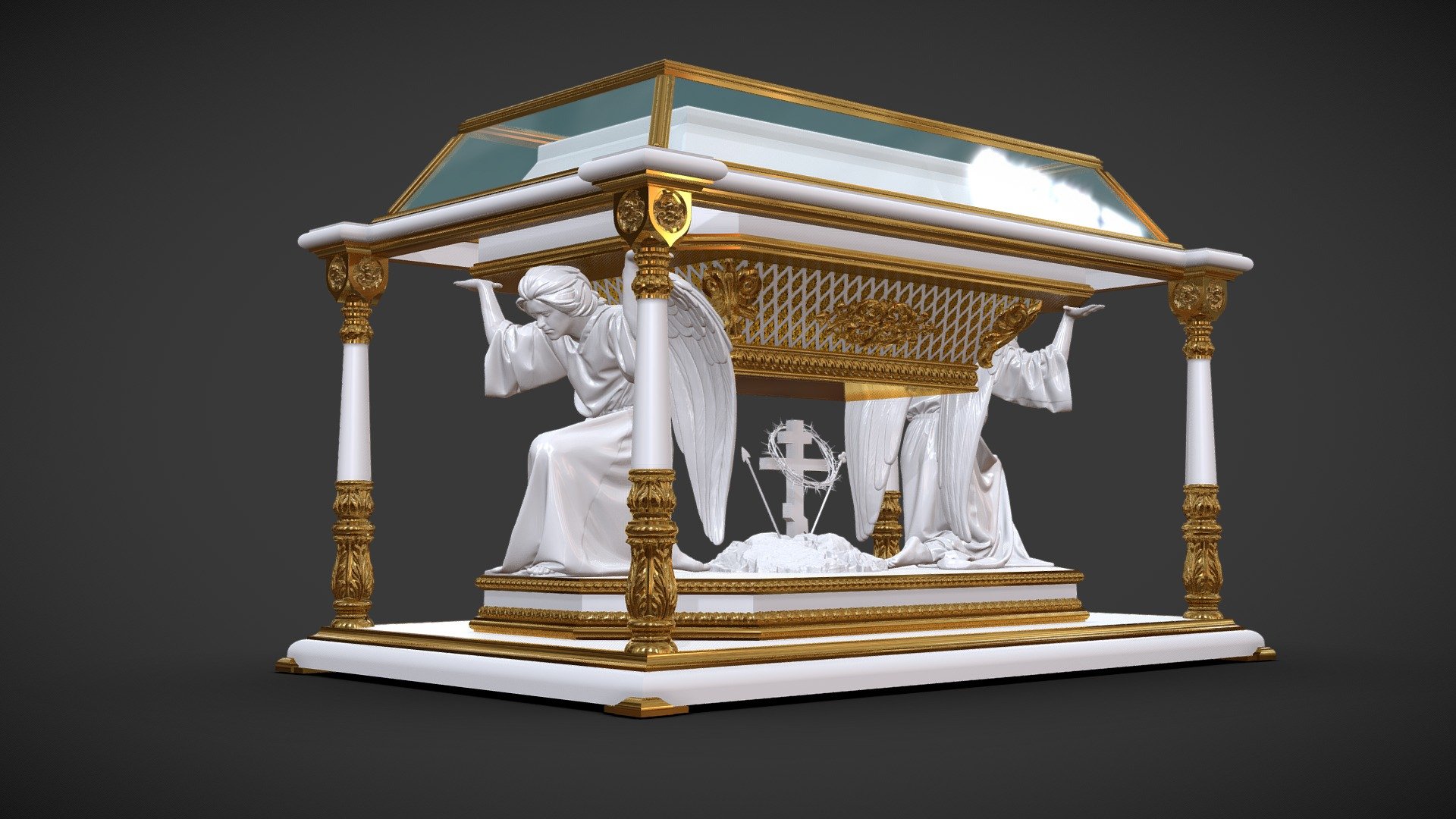 Tomb - 3D model by Andrea Marziano (@3dartel) [8ae24c4] - Sketchfab