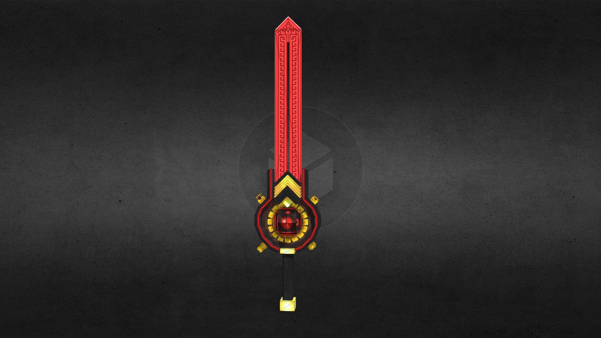 Gemform netherite sword v1 - 3D model by Instantout [8ae303b] - Sketchfab