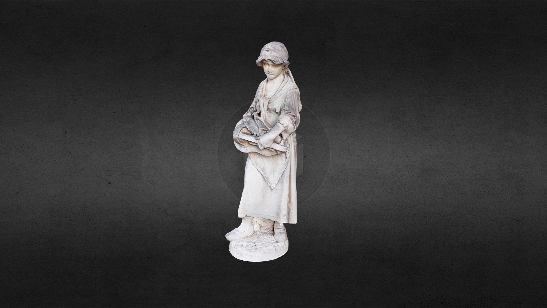 Lady Statue - 3D model by justmajkel [8ae32b7] - Sketchfab
