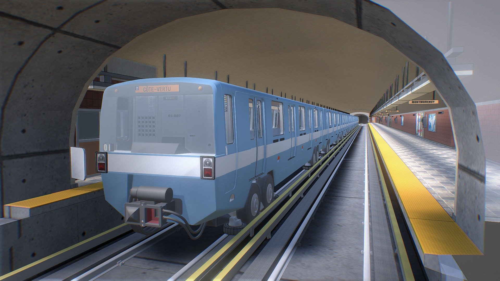 Montreal Metro - Download Free 3D model by mamont nikita ...