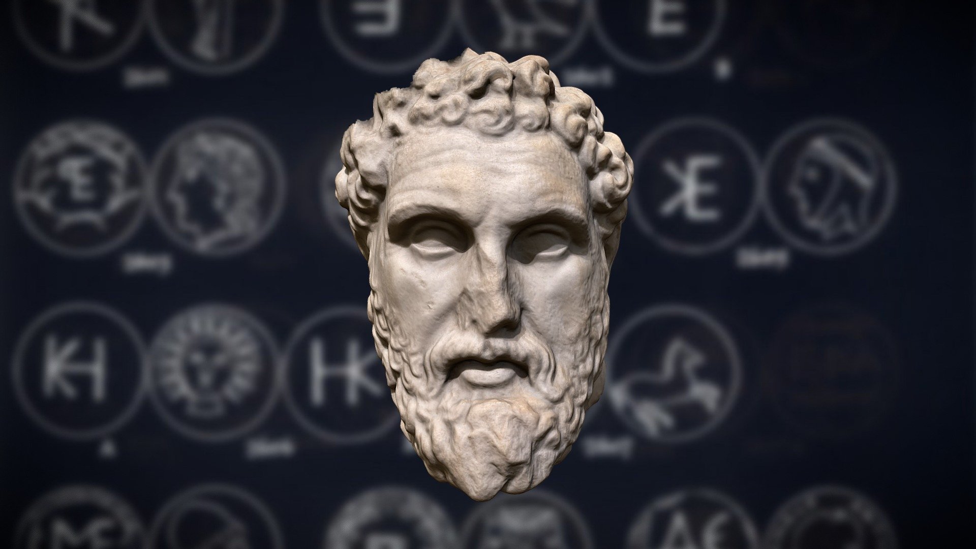 Bust of Hercules - Download Free 3D model by Frank McMains ...