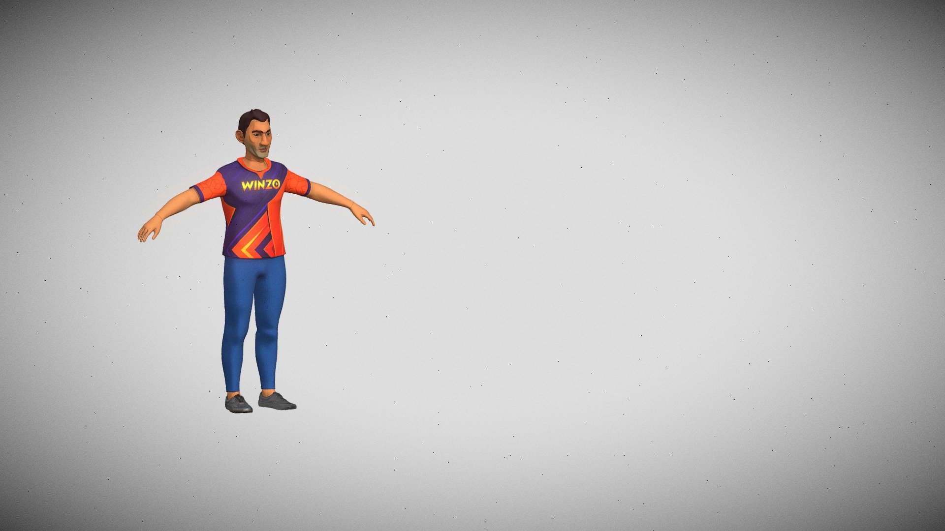 Dhoni_with texture - 3D model by dipyaman.barman [8ae8006] - Sketchfab
