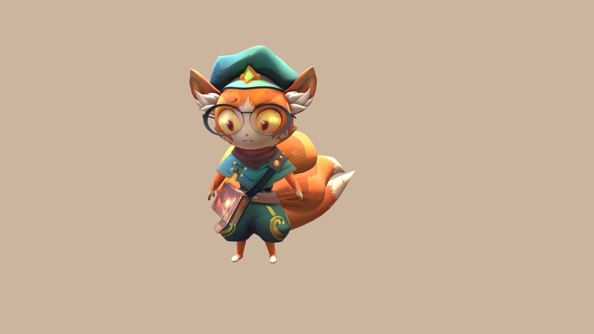 mage fox - Download Free 3D model by kowy (@ganim3ds) [8aea719] - Sketchfab