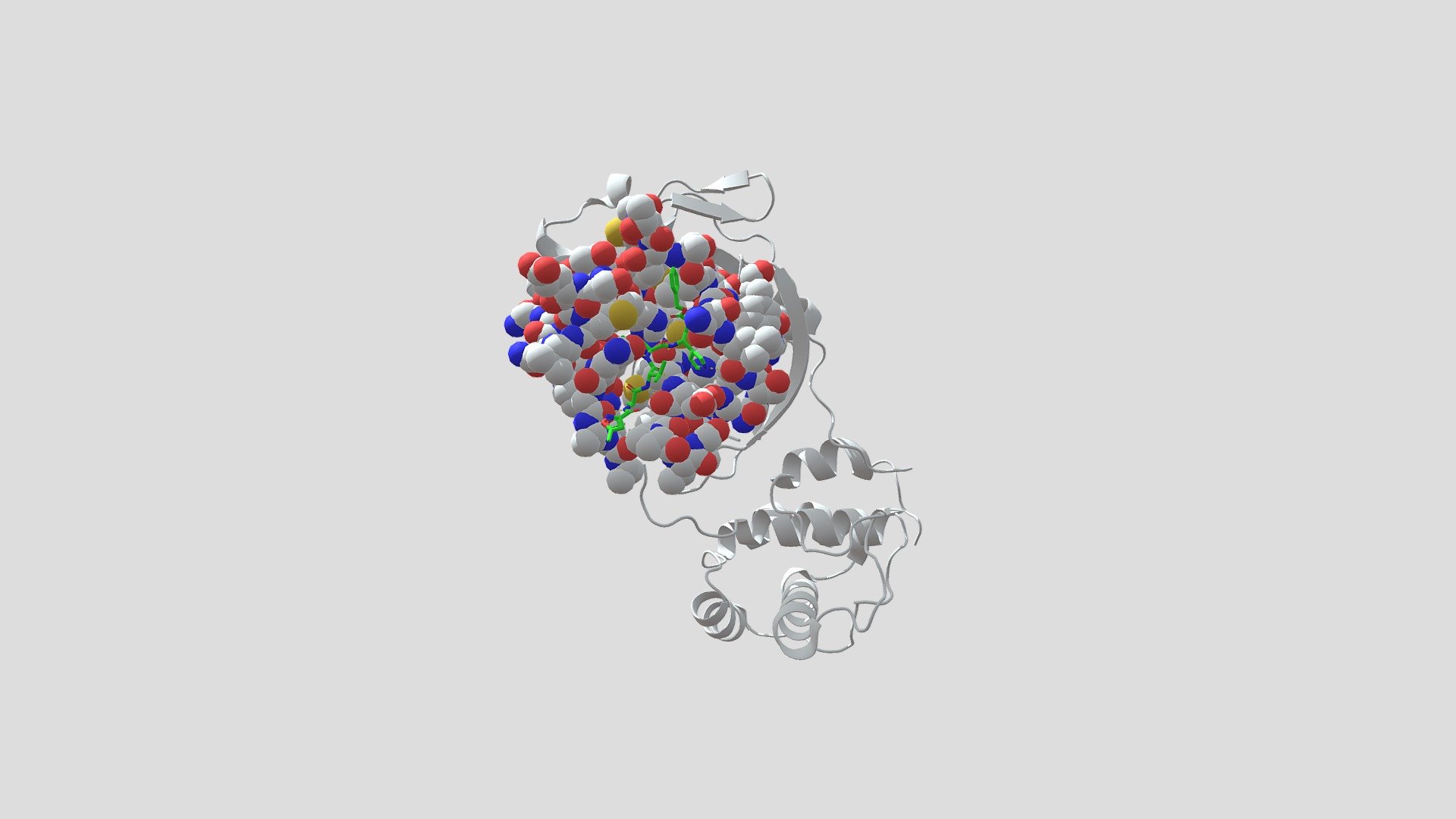 COVID-19 protease with N3 inhibitor - 3D model by coombelaur [8aed894 ...
