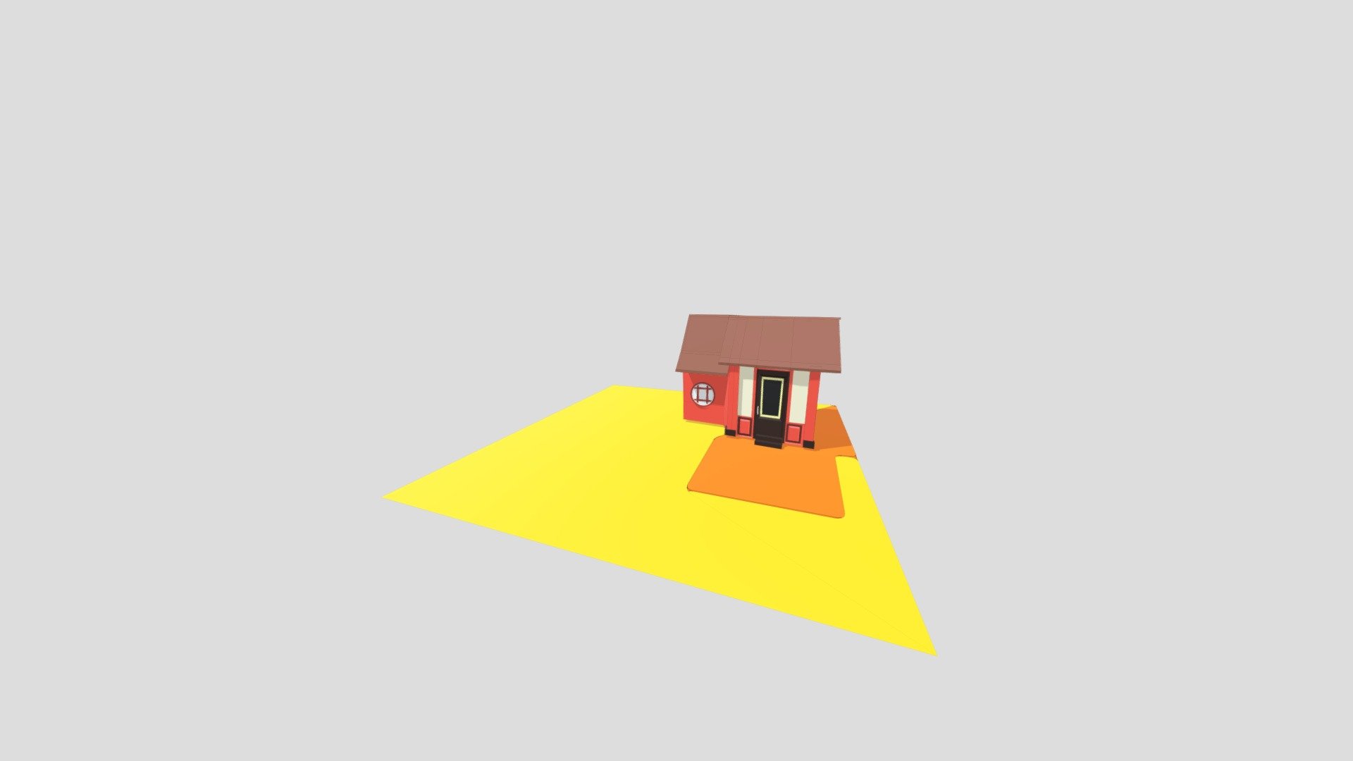 Low-poly home - 3D model by gaziravka [8aee856] - Sketchfab