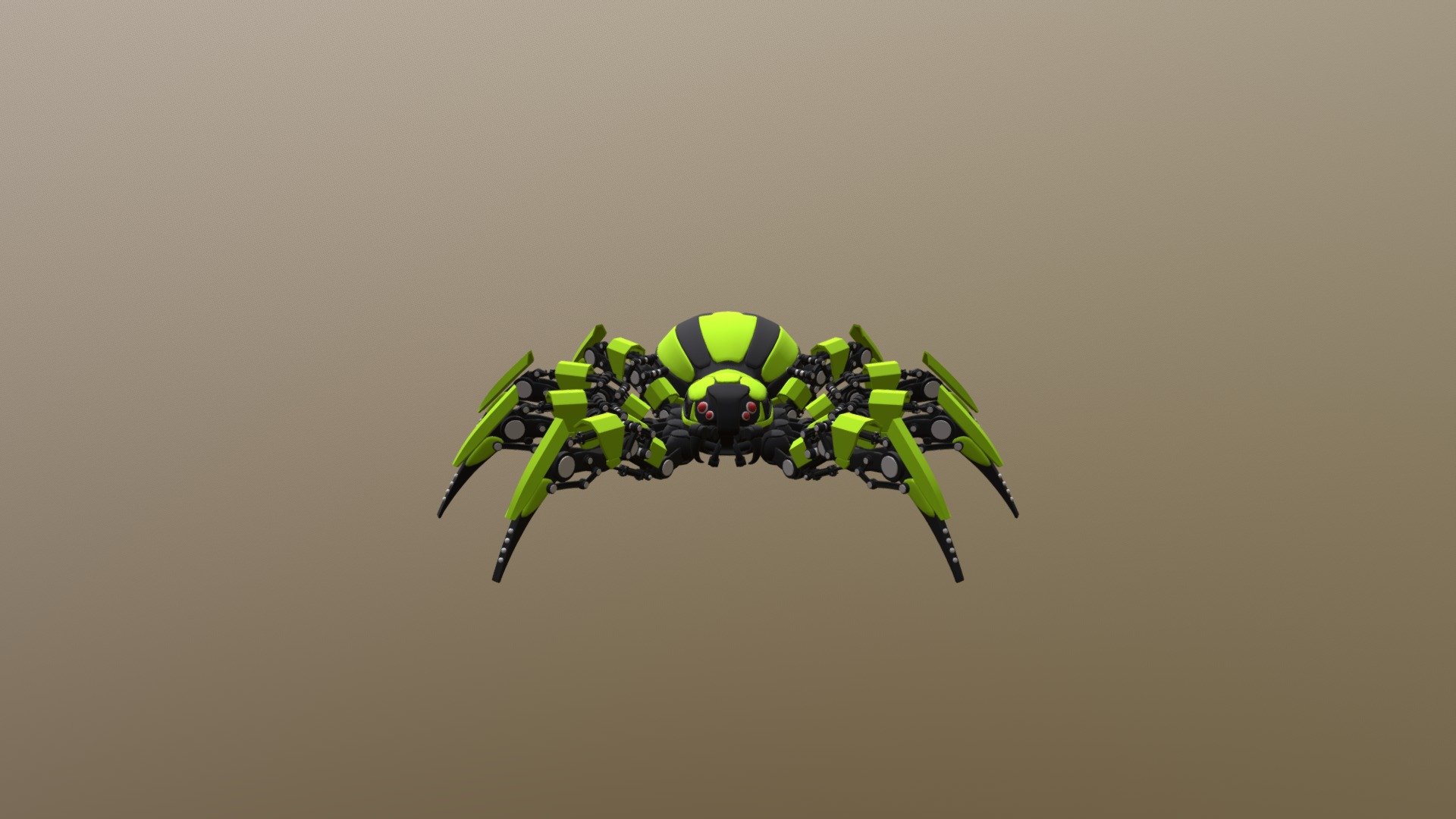 Spider - 3D model by mathtorres14 [8af1528] - Sketchfab