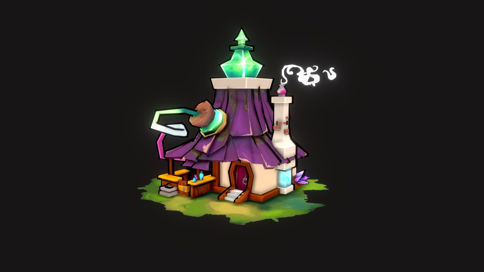Alchemist`s house - Download Free 3D model by Oleaf (@homkahom0 ...