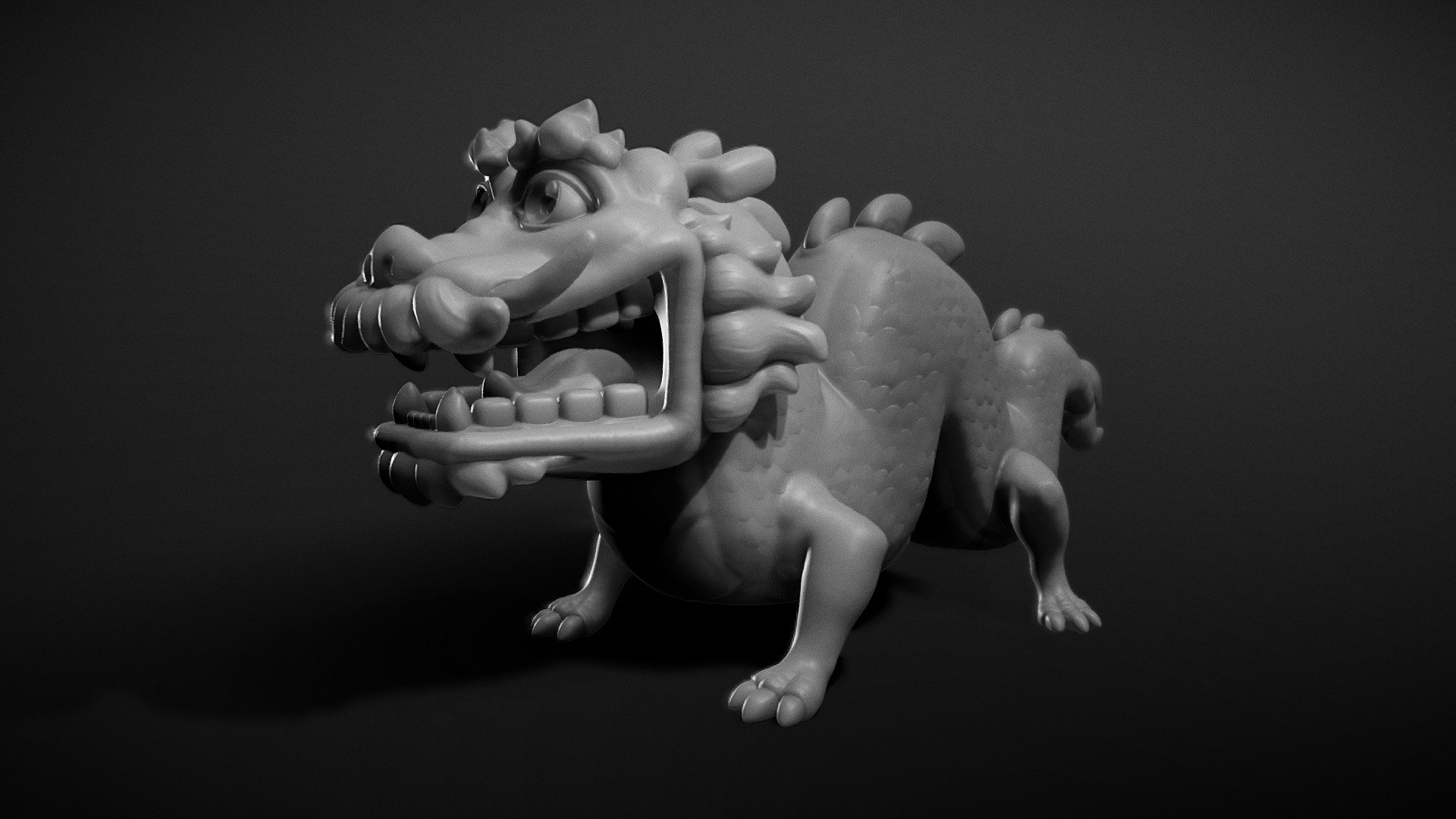 Dragon - 3D model by Ilkes [8af4cbd] - Sketchfab