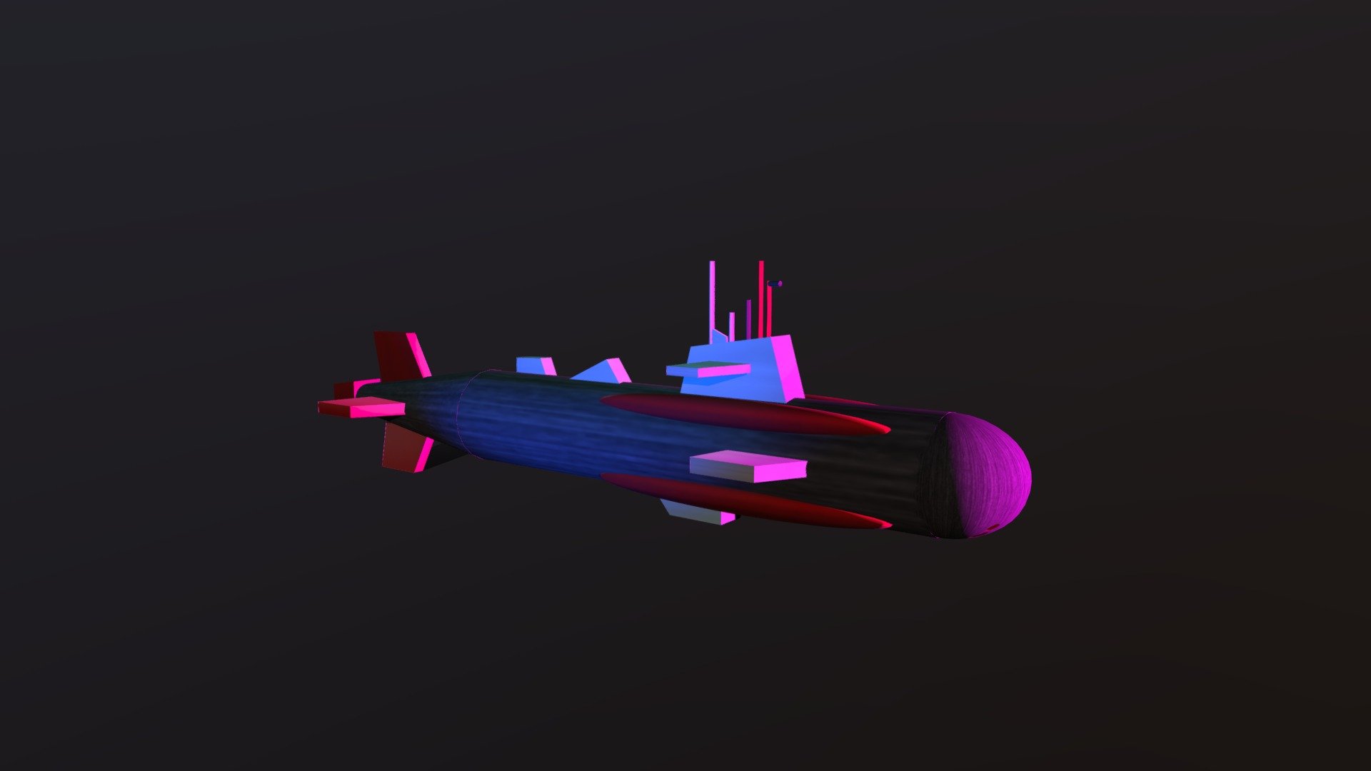 Very Low-Poly Submarine - 3D model by NewtEmporer [8af4e07] - Sketchfab