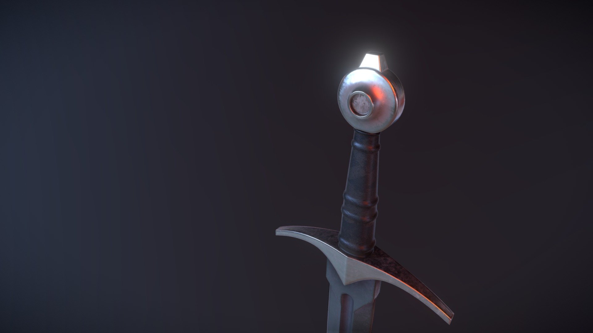 The Medieval Knight Sword - 3D model by katbertw [8af75de] - Sketchfab