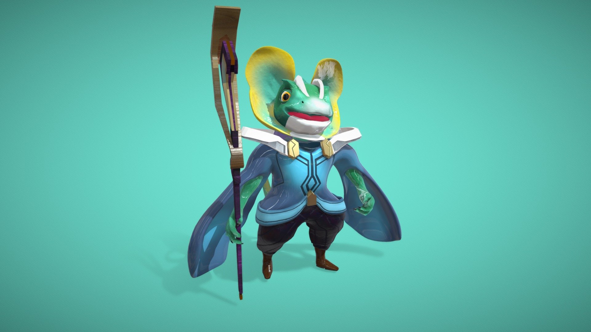 Garena / Arena of Valor - Krizzix (chameleon) - 3D model by peiyuxiao ...