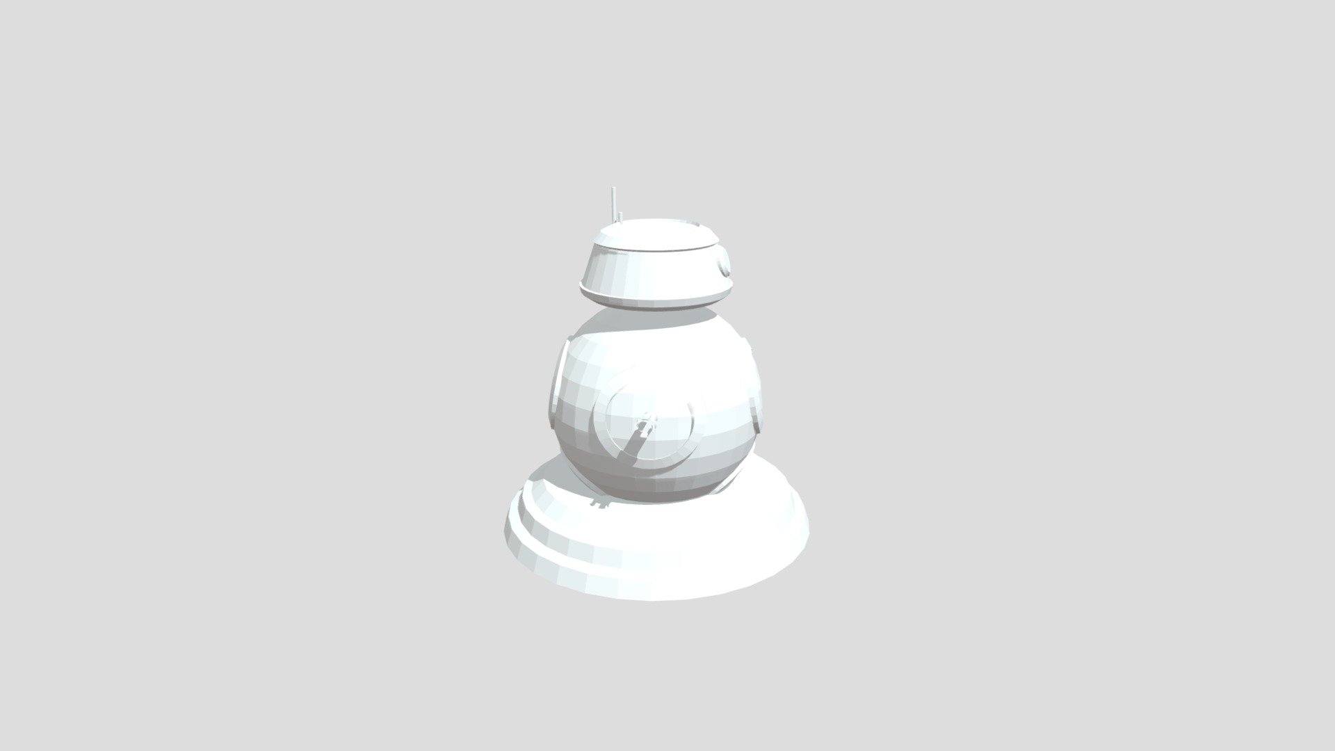 BB8 low poly - 3D model by TimIlTom [8afb32e] - Sketchfab